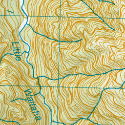 Kakapotahi River (Little Waitaha), West Coast - NZ Topo Map