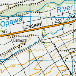 Bankside, Canterbury - NZ Topo Map