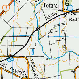 Totara, Otago - NZ Topo Map