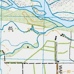 Waitaki River, Canterbury - NZ Topo Map
