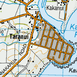 Taranui, Otago - NZ Topo Map