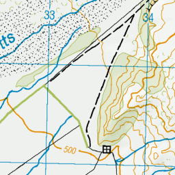 Potts River, Canterbury - NZ Topo Map