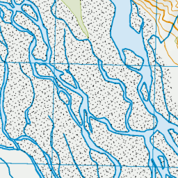 Rangitata River, Canterbury - NZ Topo Map