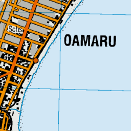 OAMARU, Otago - NZ Topo Map