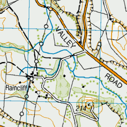 Raincliff, Canterbury - NZ Topo Map