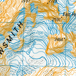 ARROWSMITH RANGE, Canterbury - NZ Topo Map