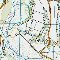 Opihi River, Canterbury - NZ Topo Map