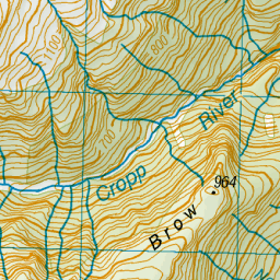 Cropp River, West Coast - NZ Topo Map