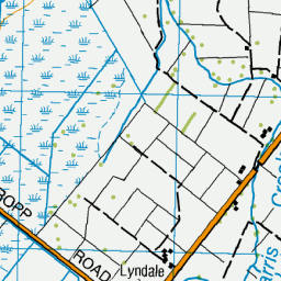 Lyndale, West Coast - NZ Topo Map