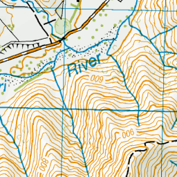 Orari River, Canterbury - NZ Topo Map