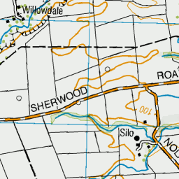 Willowdale, Canterbury - NZ Topo Map