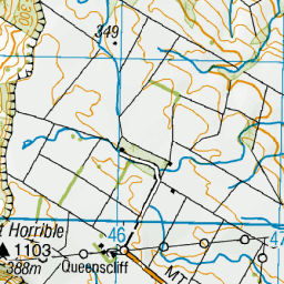 Mount Horrible, Canterbury - NZ Topo Map