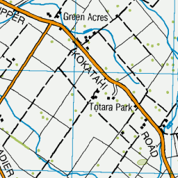 Totara Park, West Coast - NZ Topo Map