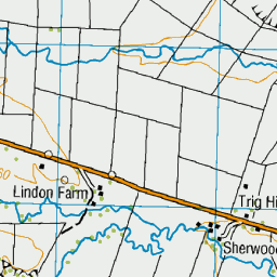 Lindon Farm, Canterbury - NZ Topo Map