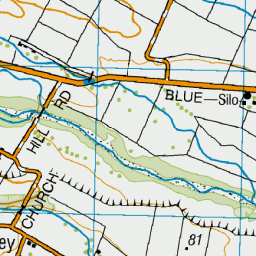 Esk Valley, Canterbury - NZ Topo Map