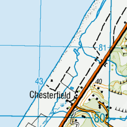 Chesterfield, West Coast - NZ Topo Map