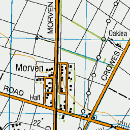 Morven, Canterbury - NZ Topo Map