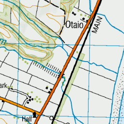 Otaio, Canterbury - NZ Topo Map