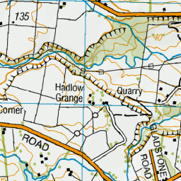 Hadlow Grange, Canterbury - NZ Topo Map