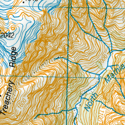 Mount Tregear, Canterbury - NZ Topo Map