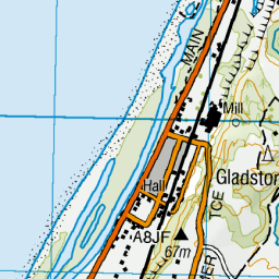 Rutherglen, West Coast - NZ Topo Map