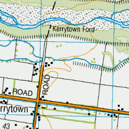 Opihi River, Canterbury - NZ Topo Map