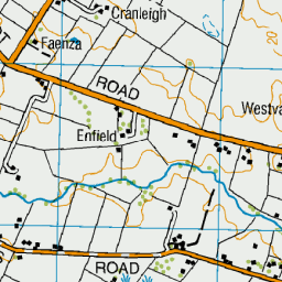 Cranleigh, Canterbury - NZ Topo Map