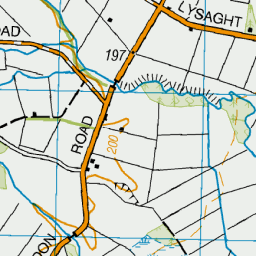 Waihi River, Canterbury - NZ Topo Map