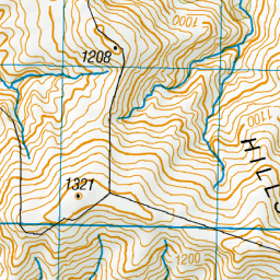 CLENT HILLS, Canterbury - NZ Topo Map