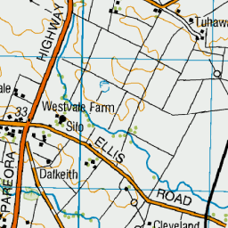 Westvale Farm, Canterbury - NZ Topo Map