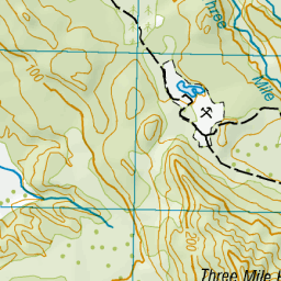 Three Mile Creek, West Coast - NZ Topo Map