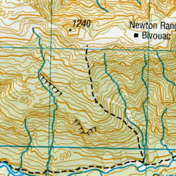 Styx River, West Coast - NZ Topo Map