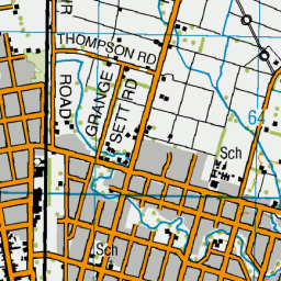 Temuka, Canterbury - NZ Topo Map