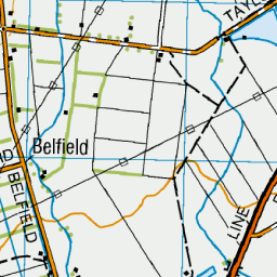 Belfield, Canterbury - NZ Topo Map