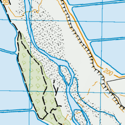 Rangitata River, Canterbury - NZ Topo Map