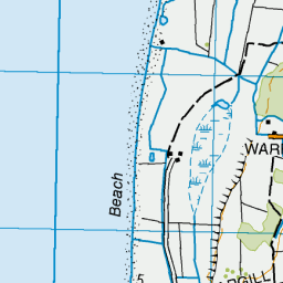 Pakiroa Beach, West Coast - NZ Topo Map