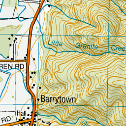 Barrytown, West Coast - NZ Topo Map