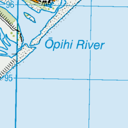 Opihi River, Canterbury - NZ Topo Map
