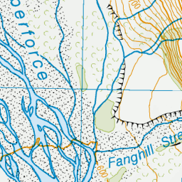 Wilberforce River, Canterbury - NZ Topo Map