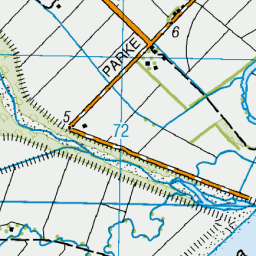 Orari River, Canterbury - NZ Topo Map