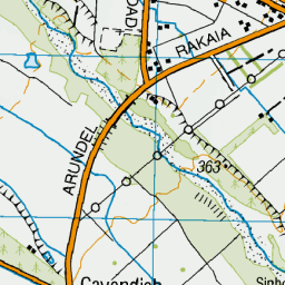 Mount Somers, Canterbury - NZ Topo Map