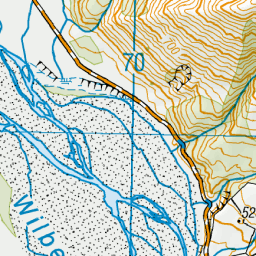 Wilberforce River, Canterbury - NZ Topo Map