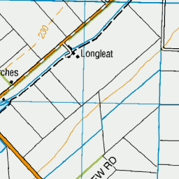 Longleat, Canterbury - NZ Topo Map