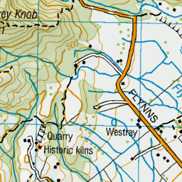 Westray, Canterbury - NZ Topo Map