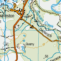 Charleston, West Coast - NZ Topo Map