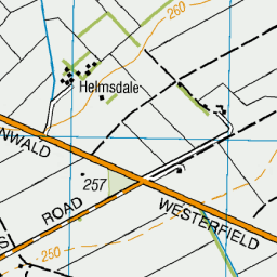 Helmsdale, Canterbury - NZ Topo Map