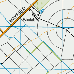 Windale, Canterbury - NZ Topo Map