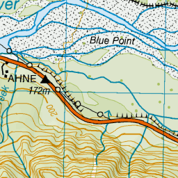 Blue Point, West Coast - NZ Topo Map