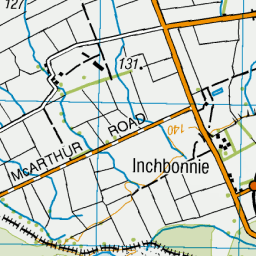Inchbonnie, West Coast - NZ Topo Map