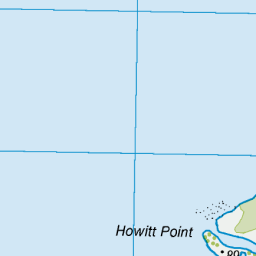 Howitt Point, West Coast - NZ Topo Map